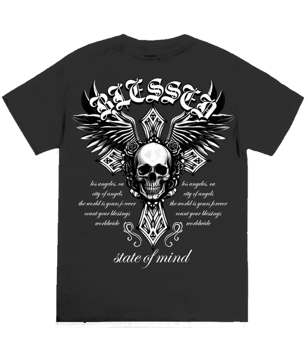 BIG SIZE BLESSED SKULL CROSS - Popular Poison