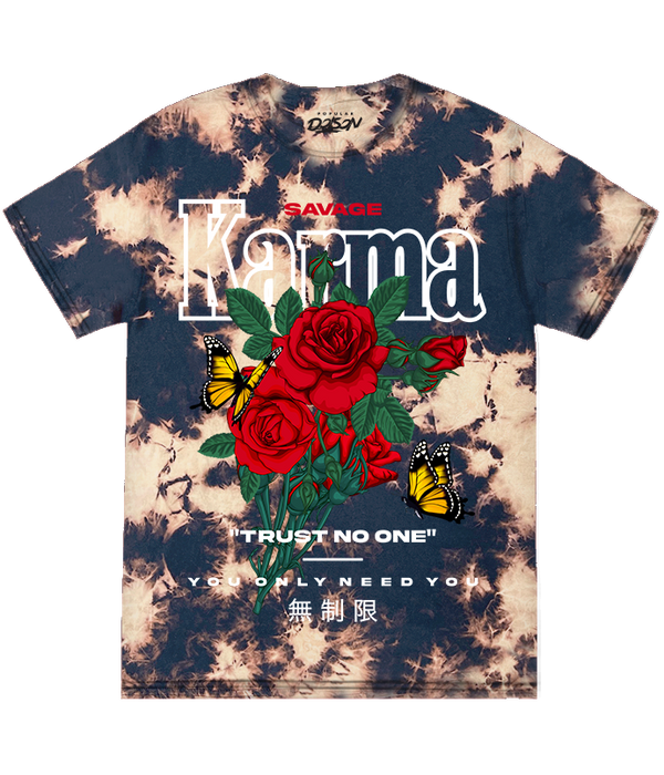 KARMA ROSE TIE DYE TEE - Popular Poison